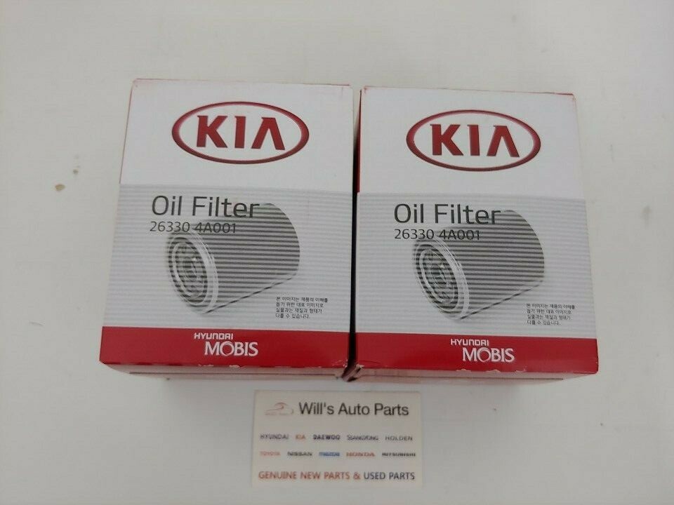 GENUINE NEW OIL FILTER X2 SUITS KIA K2900 2.9L 2006-2011 Diesel | eBay ...