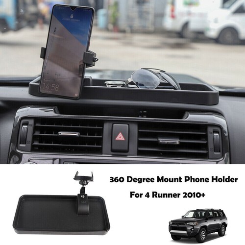 For 4runner SUV 2010-2021 Dash Organizer Tray Phone Holder Mount Black ...