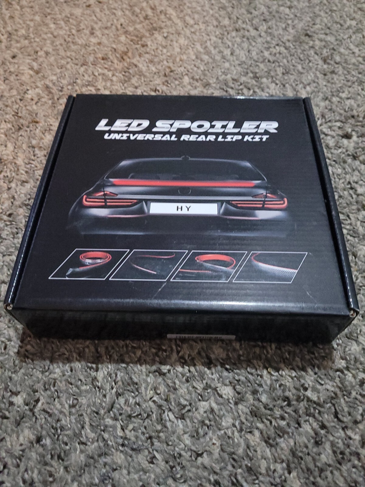 Universal LED Spoiler Rear Lip Kit for Car Trunk Brake Light Trunk Roof ...