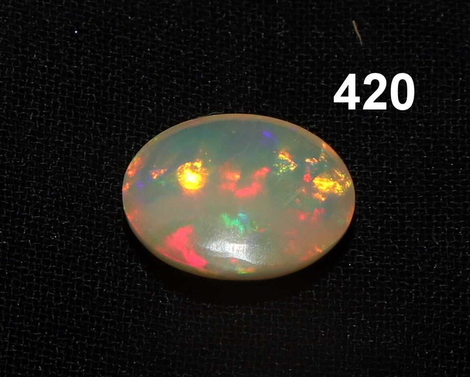 Natural Ethiopia opal gemstone multi fire opal cabochon loose gemstone ...