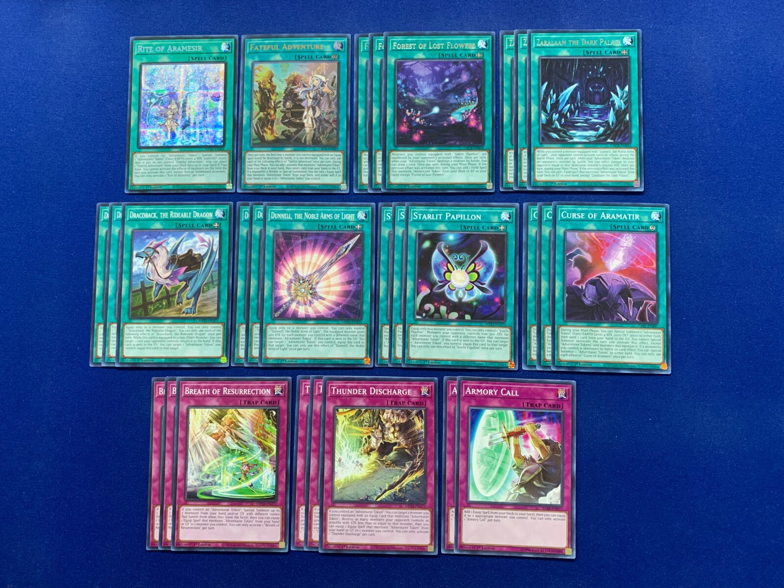 Yu-Gi-Oh! - Complete Rite of Aramesir / Adventure Token Deck | eBay