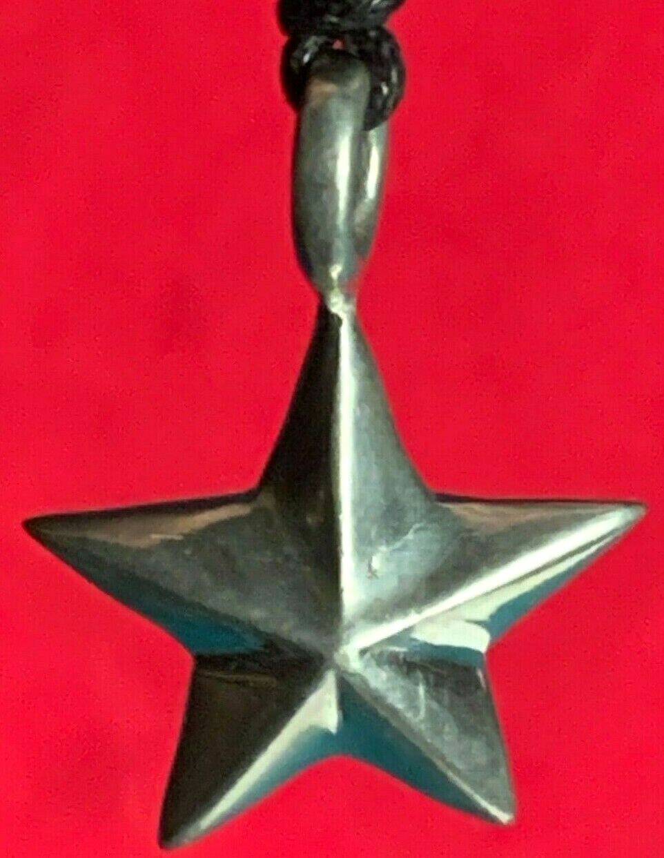 5-Pointed Star Silver Color Pewter Charm Necklace Pendant Jewelry | eBay