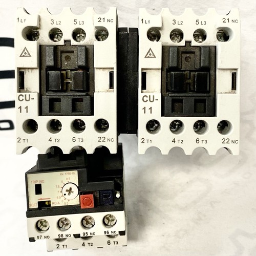 Taian CU-11 Magnetic Contactors 3-PHASE 600V 30A 230VAC W/ RHN-10 A ...