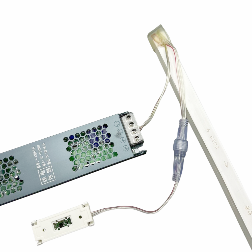 65ft 110V-24V RGB Waterproof LED Neon Rope Strip Light In/Outdoor ...