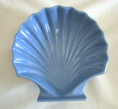 VTG BLUE CLAM SHELL 6.5" DISH MADE IN JAPAN STICKER | eBay