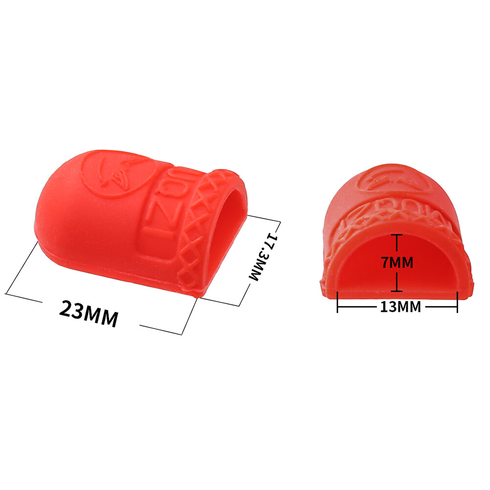 MTB Road Bike Brake Shifter Lever Cover Brake Handle Lever Sleeve (Red ...