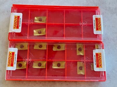 12 new SANDVIK Coromant R390-17 04 08M-PM, Grade S40T Carbide Inserts ...
