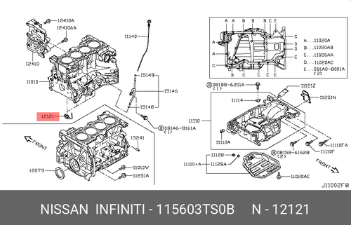 Genuine OE Jet Assembly Oil 115603TS0B , 11560-3TS0B | eBay.de