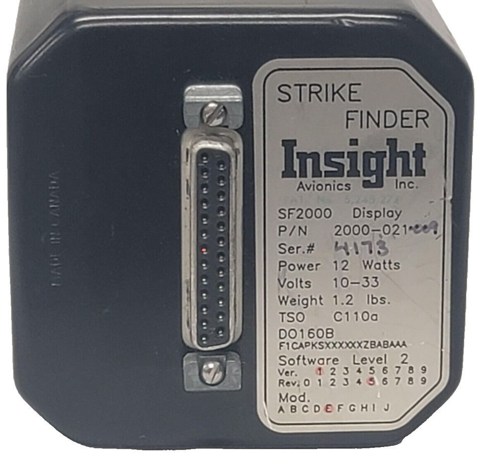 Insight SF2000 Strike Finder Indicator | eBay