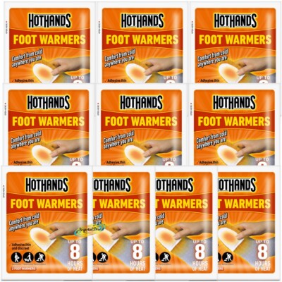 Hot Hands FOOT WARMERS HotHands Feet Heat Packs - 10 Pairs | eBay UK