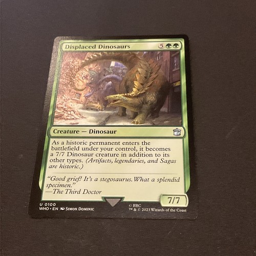 Displaced Dinosaurs - Near Mint English MTG Universes Beyond: Doctor ...