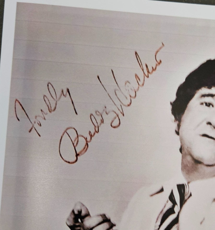 Autograph Reprint - Buddy Hackett - 1977 | eBay