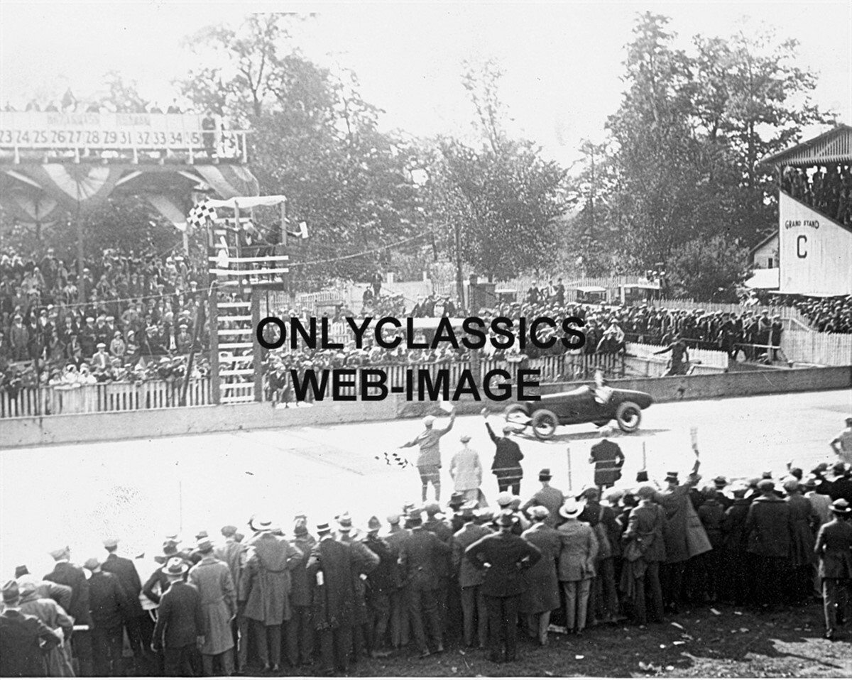 1924 INDY 500 8X10 PHOTO FINISH DUESENBERG SPECIAL RACER JOE BOYER AUTO ...