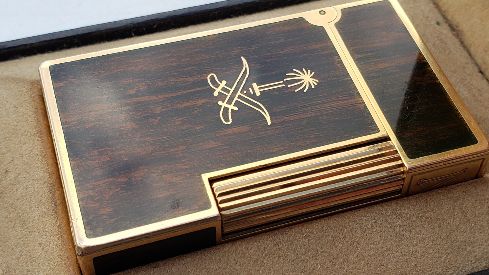 ST DUPONT BROWN LAQUER KSA SAUDI ARABIA LIGHTER | eBay