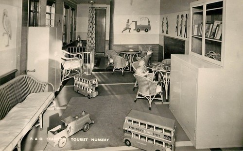 SS CANTON - TOURIST NURSERY - P & O LINER - POSTCARD | eBay