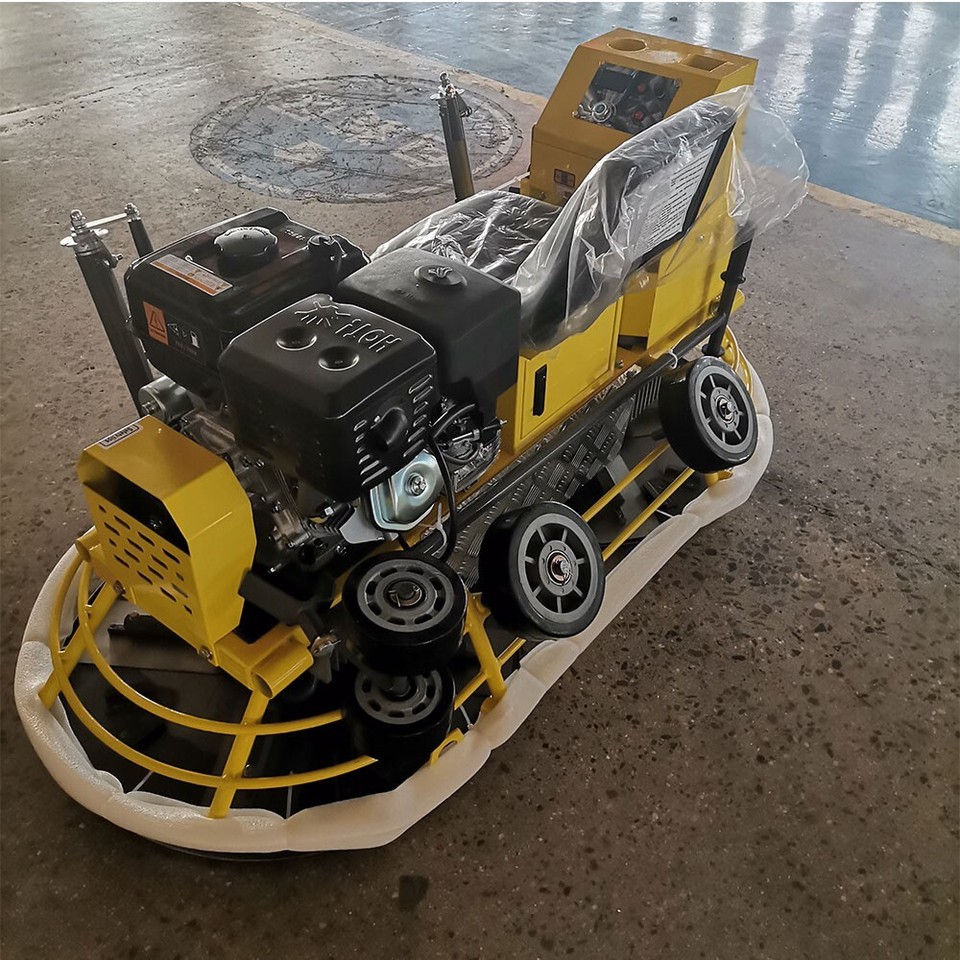 13HP Petrol Engine Concrete Ride On Power Trowel Surface Finisher Local ...