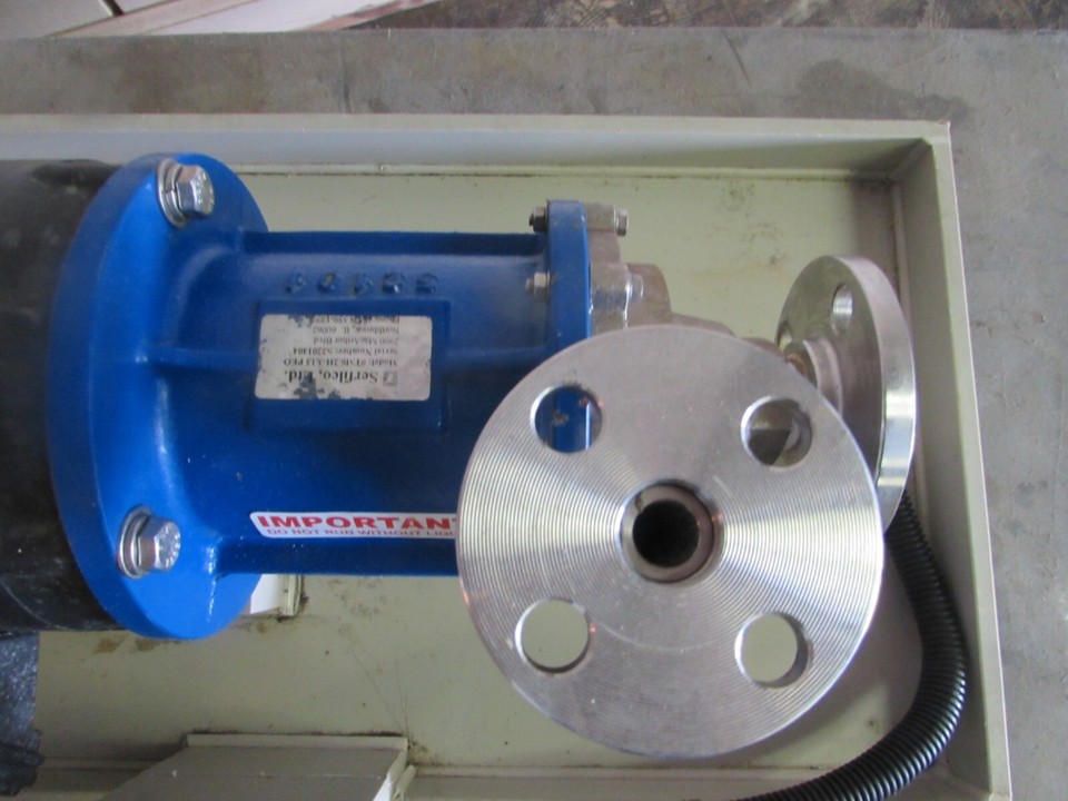 SERFILCO P-51-0114-FL , 316 SS, PUMP &MOTOR, 3/4" ,3ph, 230/460 Volt, 0 ...