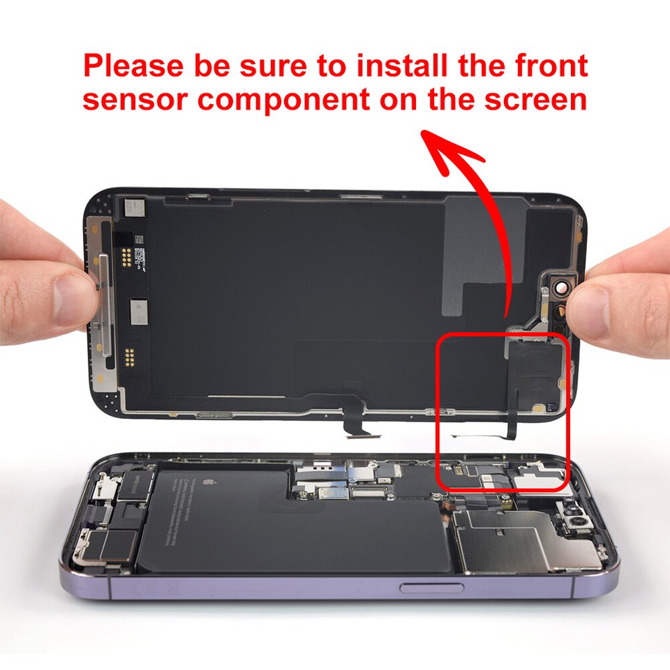 LCD Screen Display Touch Screen Frame Assembly Replacement For iPhone ...