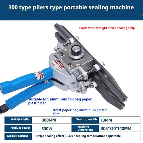 Hand Clamp Sealer High-power Double-sided Heating Stripe Hot Melt ...
