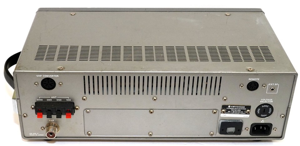 KENWOOD R-2000 SHORTWAVE HAM RECEIVER AM SSB w/ YG-455C 500hz CW FILTER ...