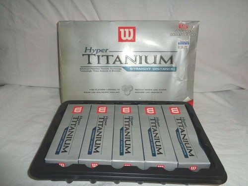 Set Of 15 Wilson Hyper Titanium Straight Distance Golf Balls - New In ...