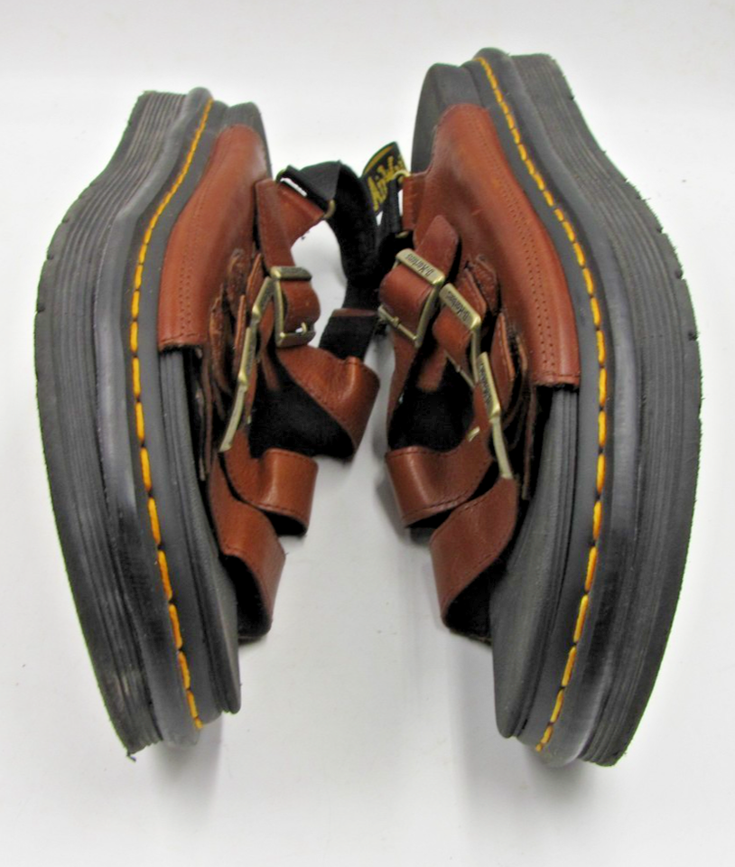 Dr. Martens Soloman Brown Leather Strap Sandals Men’s 11 EU 45 | eBay