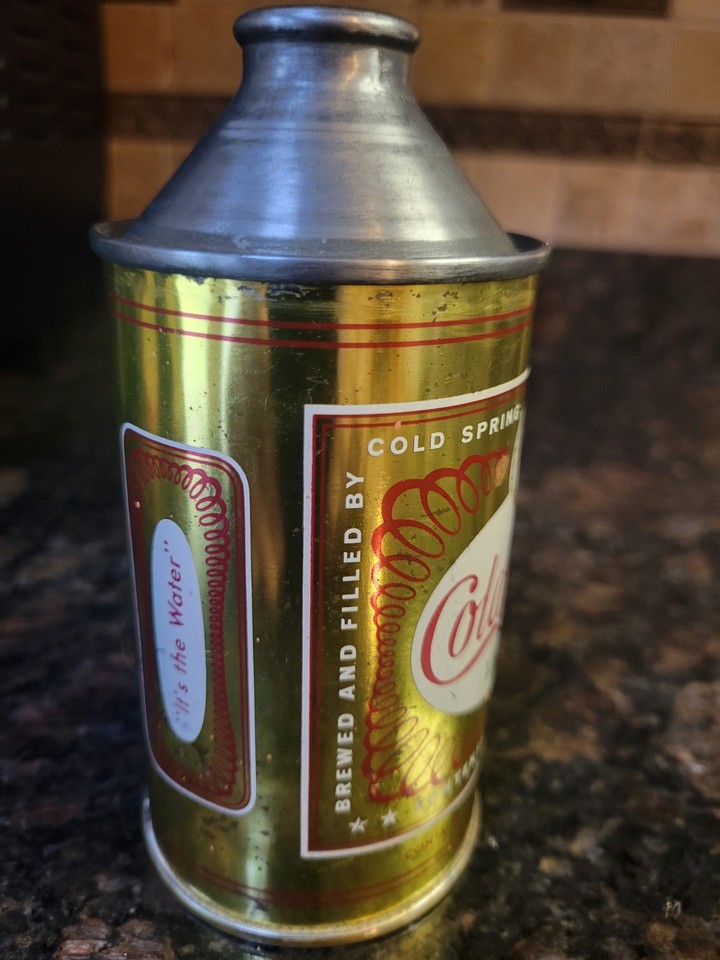 Cold Spring Lager Beer Cone Top Beer Can | eBay