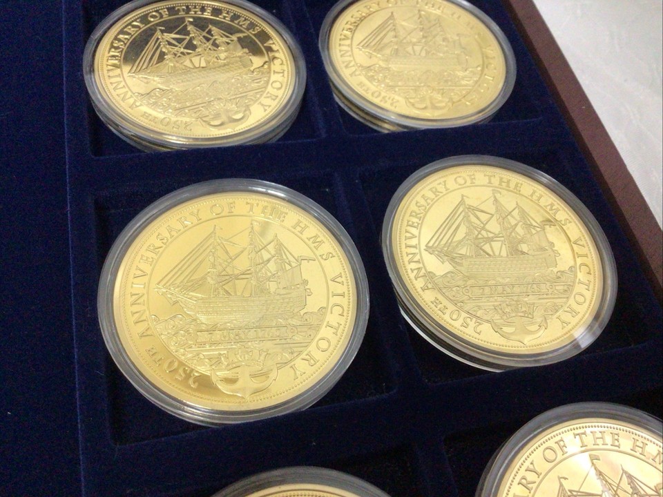Windsor Mint 250th Anniversary Of The HMS Victory Commemorative Coins ...