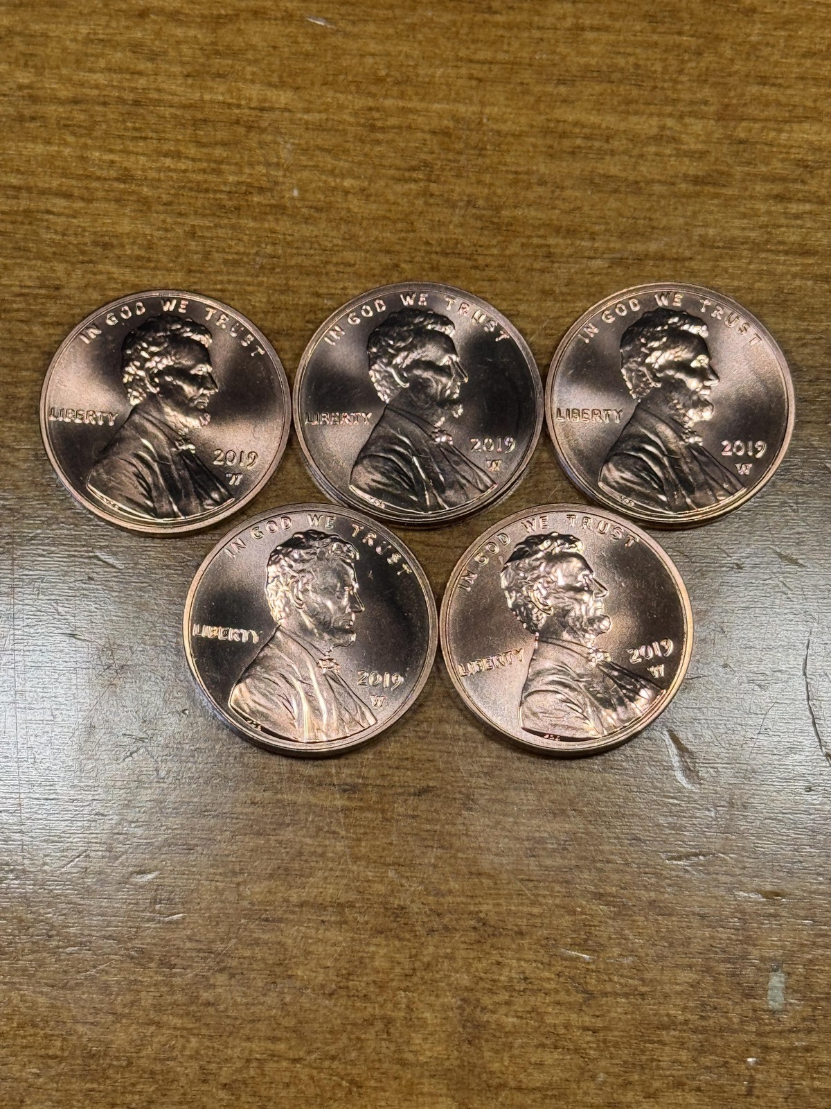 2019 W Lincoln Shield Cent 1C Uncirculated RD West Point US Mint *LOT ...