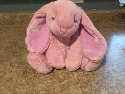 Aurora Purely Luxe Pink Bunny Rabbit Plush Stuffed Animal 10” | eBay