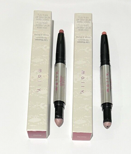 Mally Lip Illusion Lip System Set Of 2 Classic Pink & Mauvelous | eBay