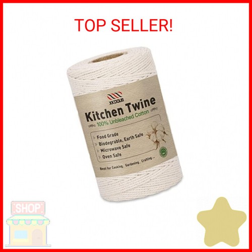 XKDOUS 476ft Butchers Cooking Twine, 100% Cotton Kitchen Twine String, 2mm Cotto | eBay