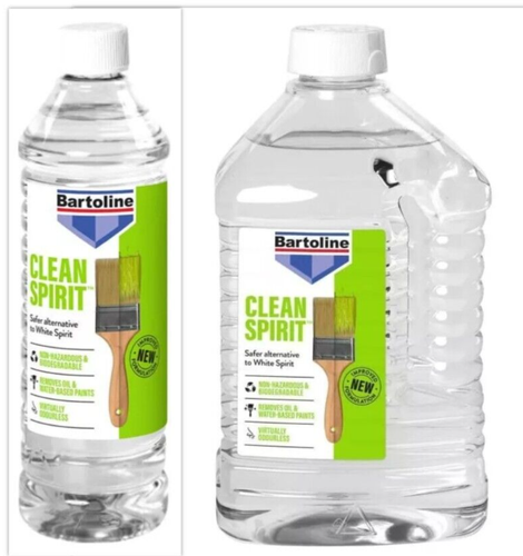 Bartoline Clean Spirit Brush Cleaner Alternative to White Spirit Turps ...