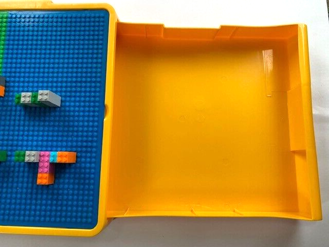 Kids Only LEGO Building Lap Table w/ Storage Drawer, Handle * PLUS 100 ...