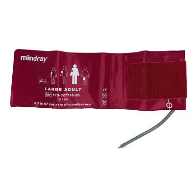 Mindray Large Adult Cuff Arm Reusable NIBP Blood Pressure Cuff 115 ...