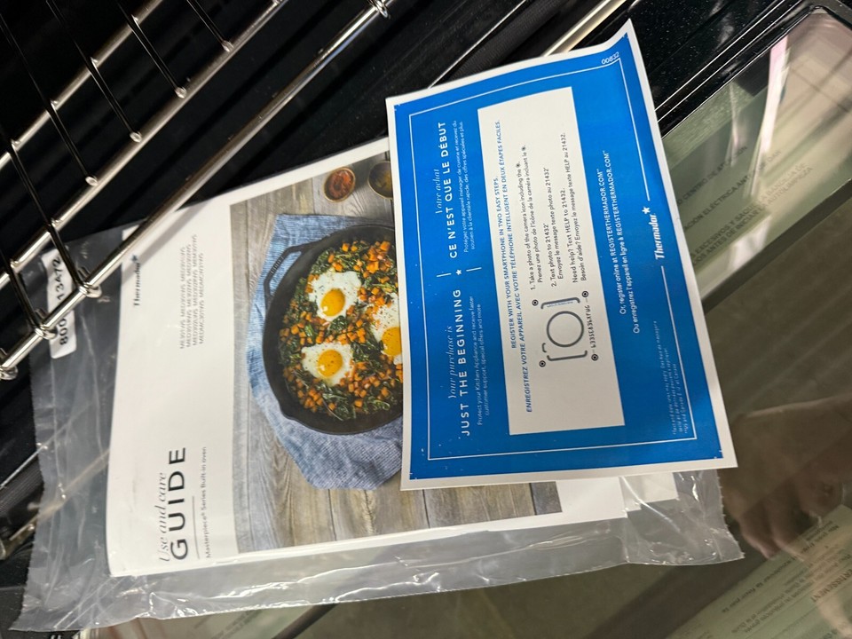 Thermador ME301WS - Masterpiece 30" Gray Glass On Stainless Single Wall ...