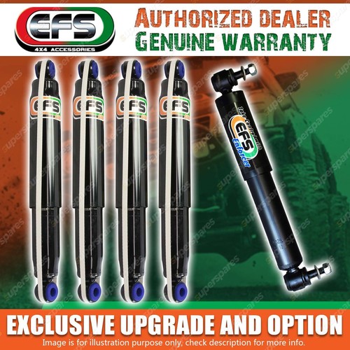 60mm Elite Shocks + Steering Damper for Landcruiser FJ60 61 62 HJ60 61 ...