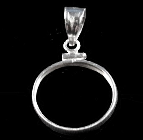 Coin Bezel Mount Frame for U.S. Dime Reeded Edge Sterling Silver ...