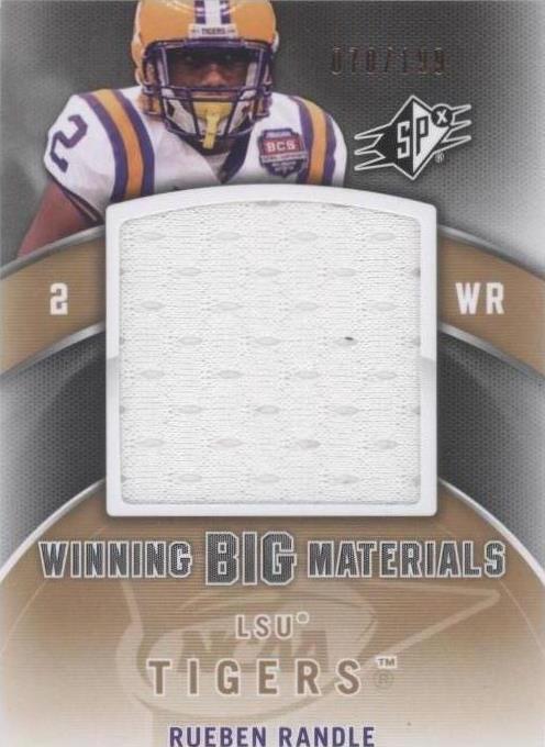 2012 SPx - Winning Big Materials Rueben Randle #WM-18 /199 (MEM, RC ...