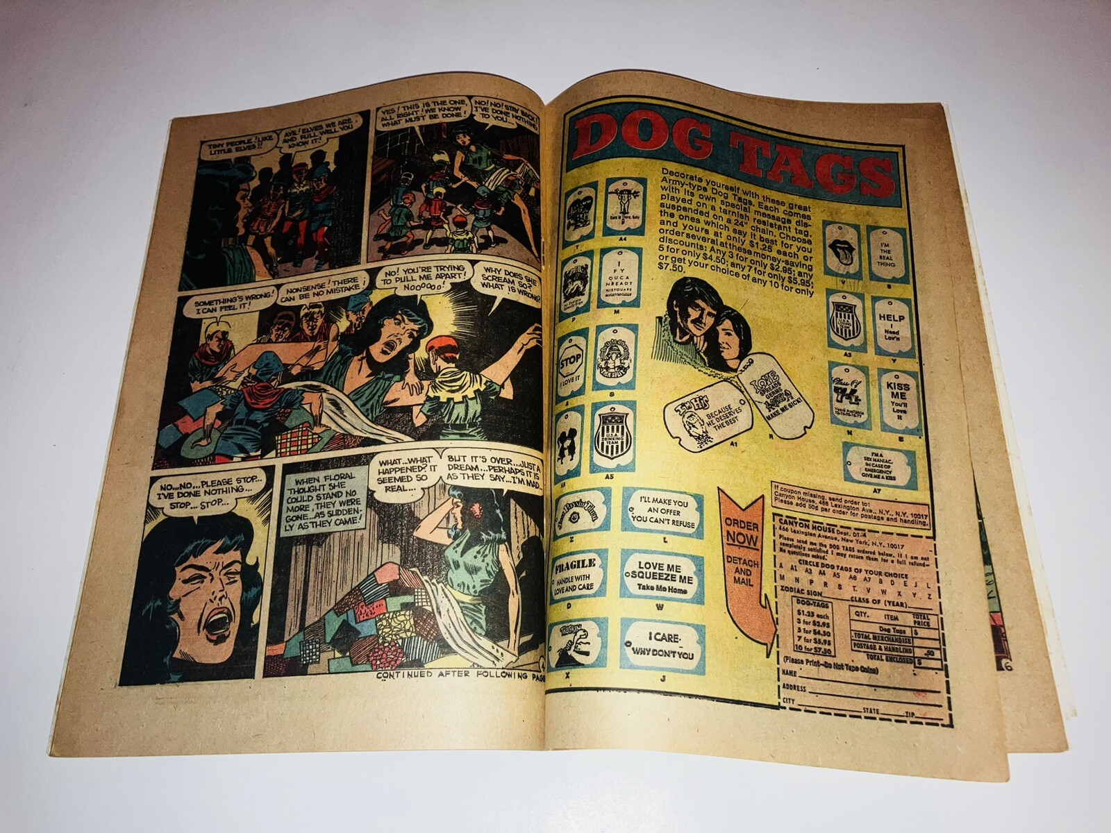 Ghostly Haunts #43 Double Cover Error Misprint Charlton Horror Comics ...