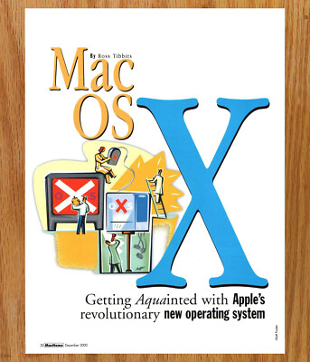Apple Mac OS X Operating System - Video Game Print Ads Poster Promo Art ...