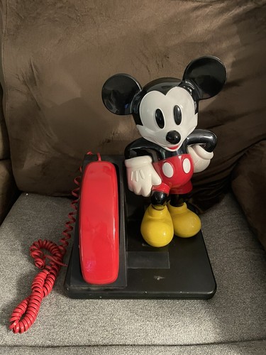 Disney Mickey Mouse Telephone AT&T Designline Phone 1990's Landline ...