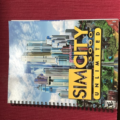 SimCity 3000 Unlimited PC Big Box CIB + Spiral Guide Maxis 2000 Free ...