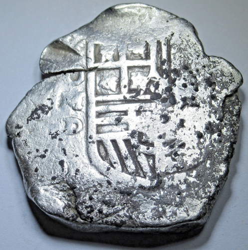 1618-1634 Spanish Mexico Silver 8 Reales 1600's Colonial Dollar Pirate ...