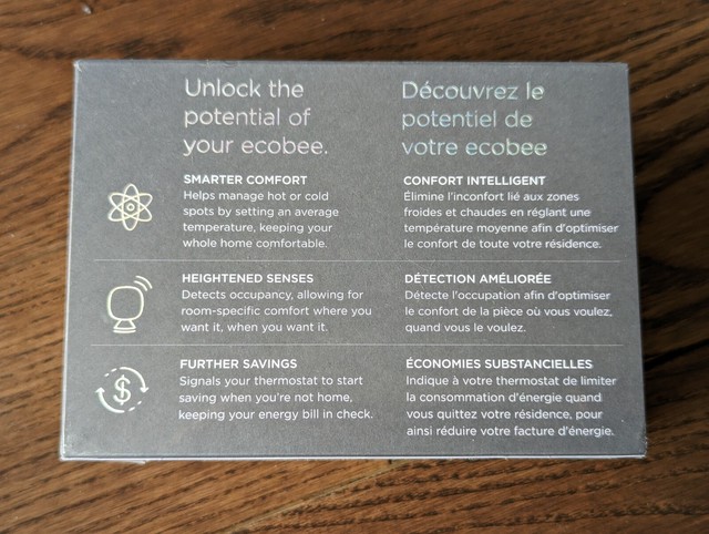 ecobee smart sensor 2 pack - Box for sale online | eBay