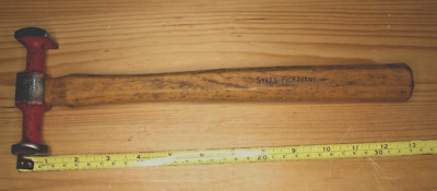Vintage SYKES-PICKAVANT S-P 053600 Panel Beaters Hammer with Hickory ...