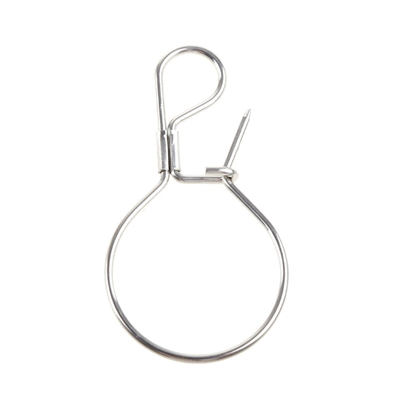 Stainless Live Fish Lock Buckle Snaps Freshwater Saltwater Fishing ...