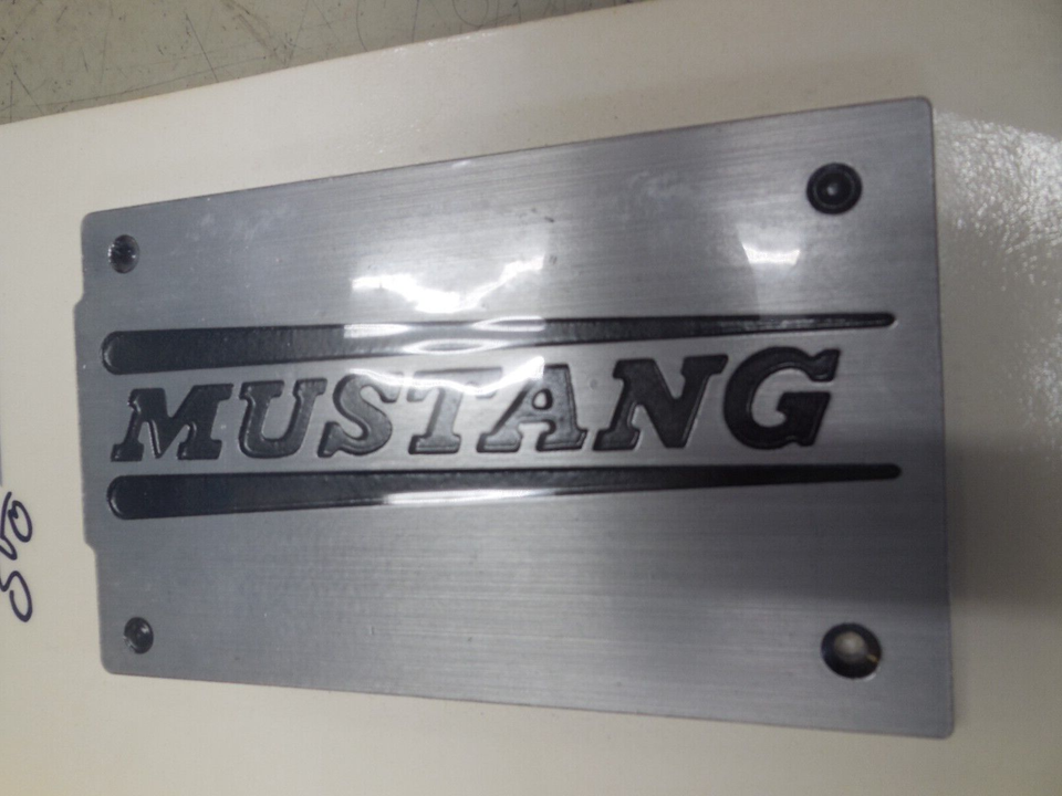 New 1994 1995 Ford Mustang 5.0L Intake Cover Plate "Mustang" M-9434-A53 ...