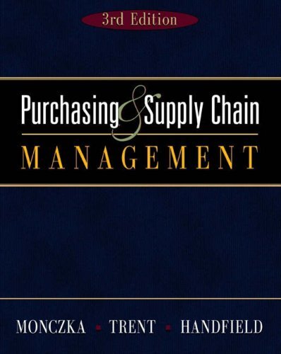 Purchasing And Supply Chain Management with Infotrac Robert Trent ...
