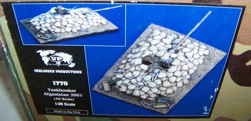 VERLINDEN 1:35 SANDBAG FORTIFIED TANK TURRET BUNKER AFGHANISTAN 2001 ...